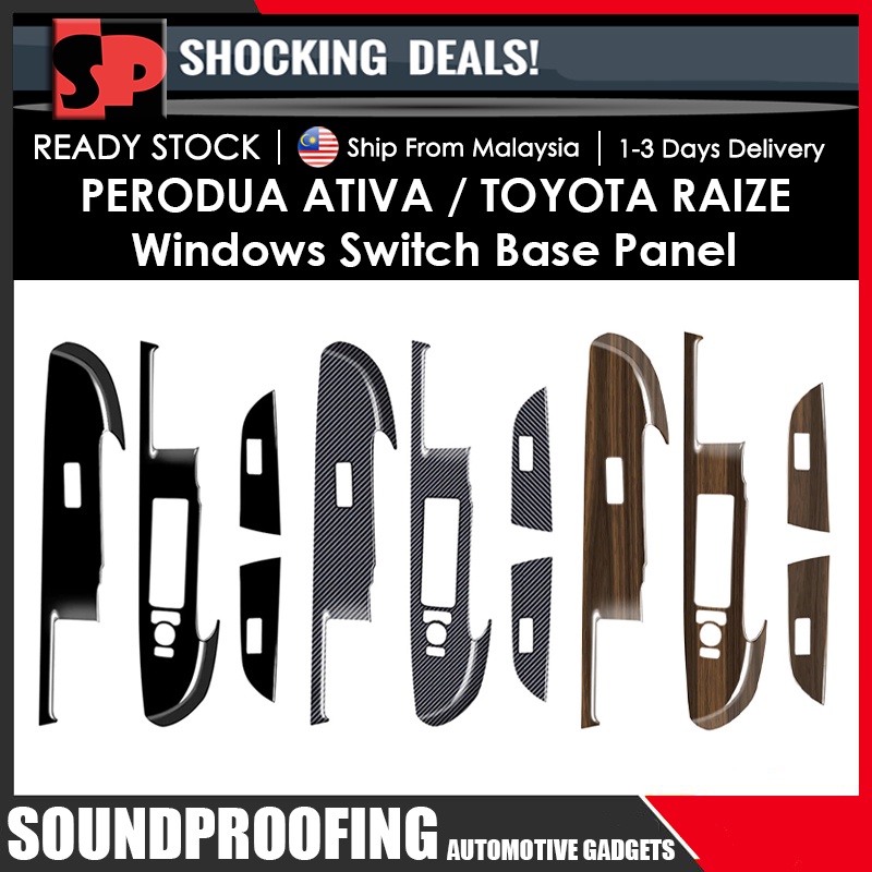 Perodua ATIVA Toyota Raize Windows Switch Base Panel | Shopee Malaysia