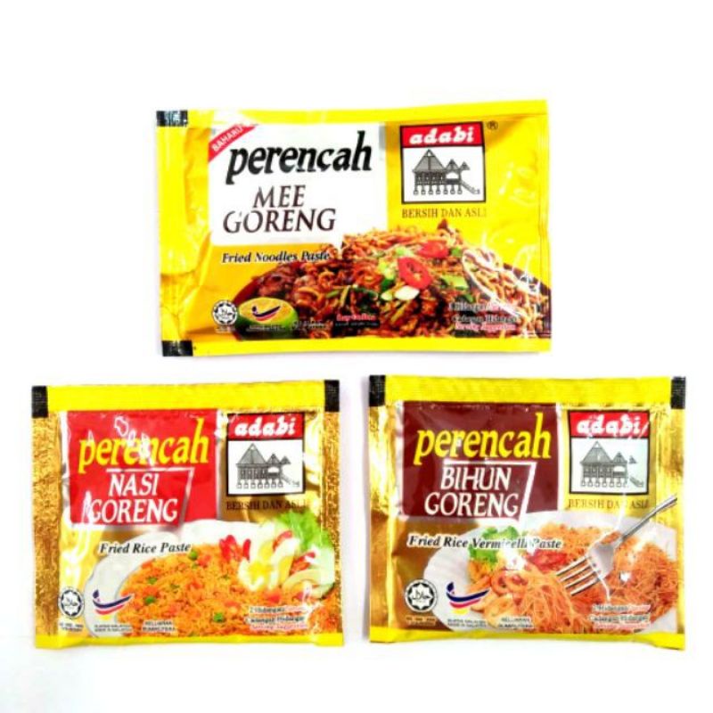 Adabi Fried Rice Vermicelli Paste / Perencah Bihun Goreng 30g | Shopee ...