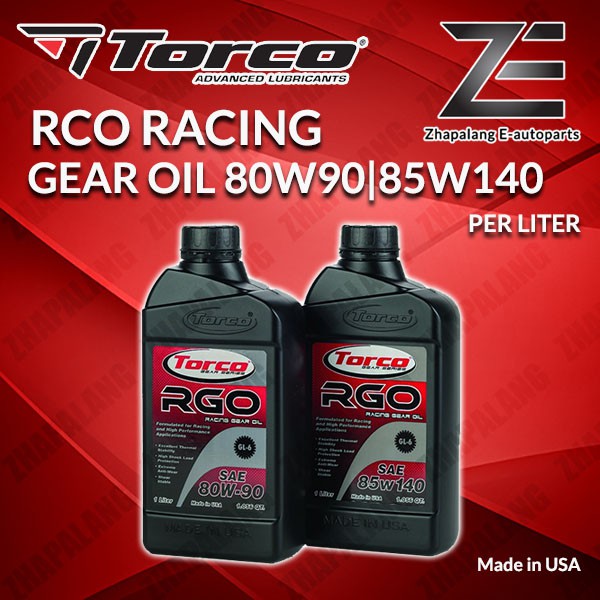 TORCO RGO RACING GEAR OIL 1L 80W90 | 85W140 GL6 (Manual Transmission ...