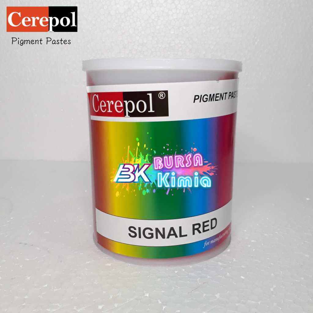 Cerepol Signal Red Pigment Liquid Paste/Resin Dye/Fiberglass | Shopee ...