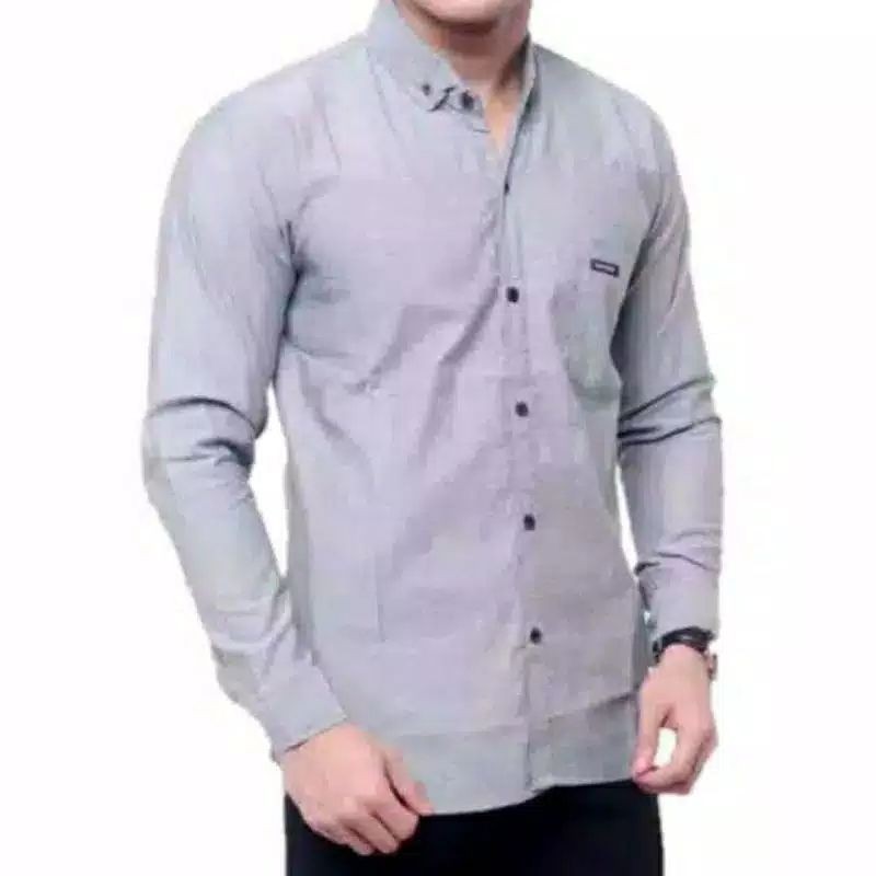 KEMEJA KATUN Men's Long Shirt Cotton Material Is Good To Wear For ...