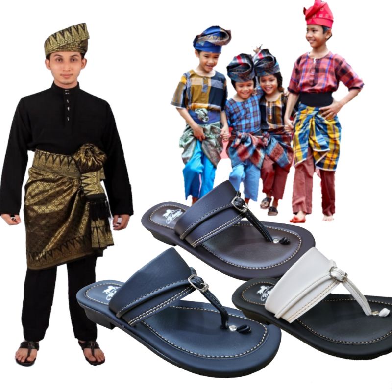 Kasut Capal Traditional Lelaki/Chappal Lelaki Melayu/Kasut Sandal ...