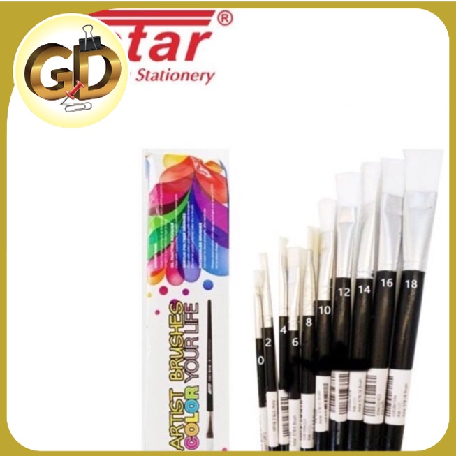 Astar Nylon Artist Brush Watercolor Acrylic Oil Painting/Berus Lukisan ...