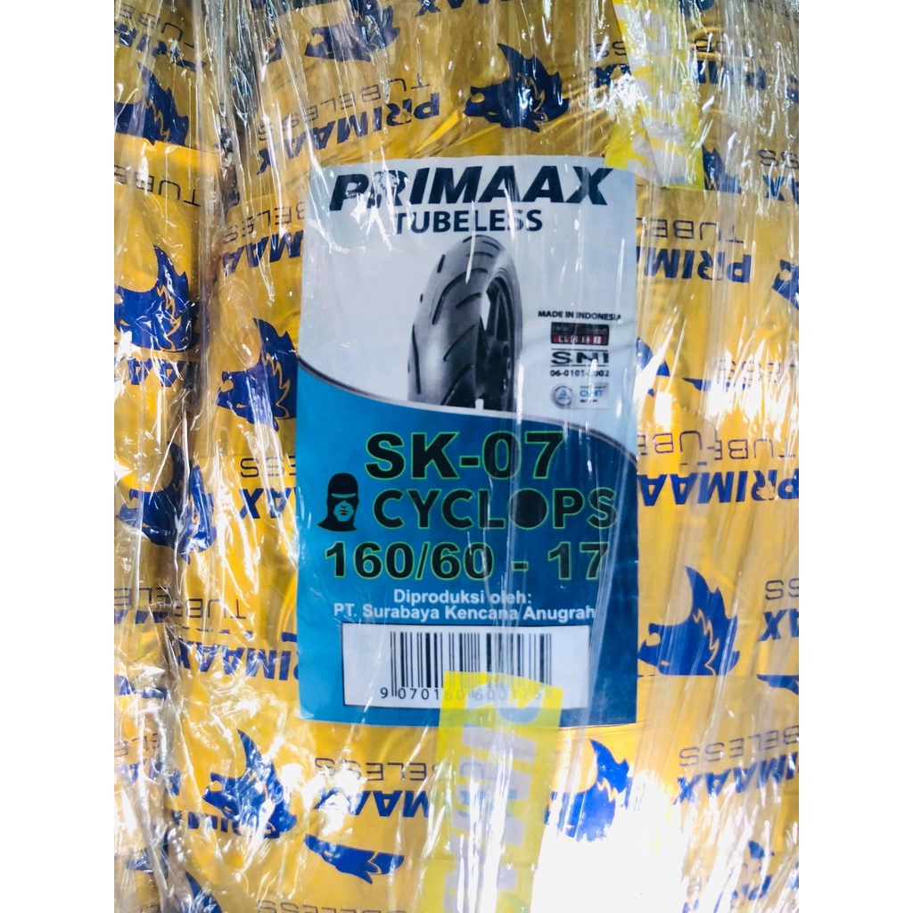 Primaax SK07 Cyclops Tubeless Tyre 110/70-17 120/60-17 150/60-17 160/60 ...