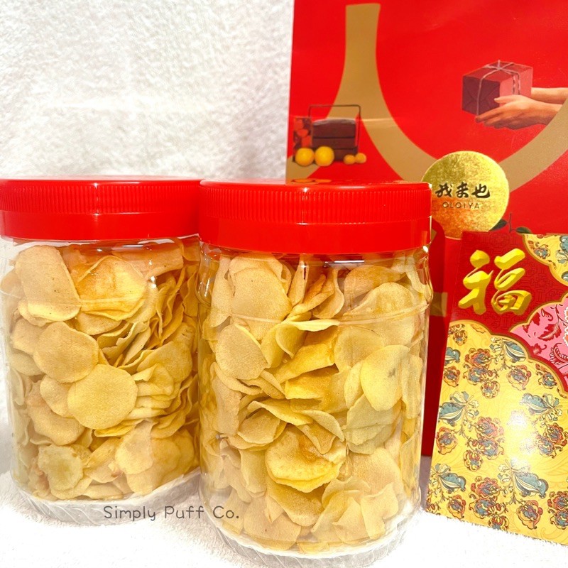 CNY 2021 炸塘菇 fried arrowhead chips suku ngaku 新年 年饼 新鲜出炉 150g | Shopee ...