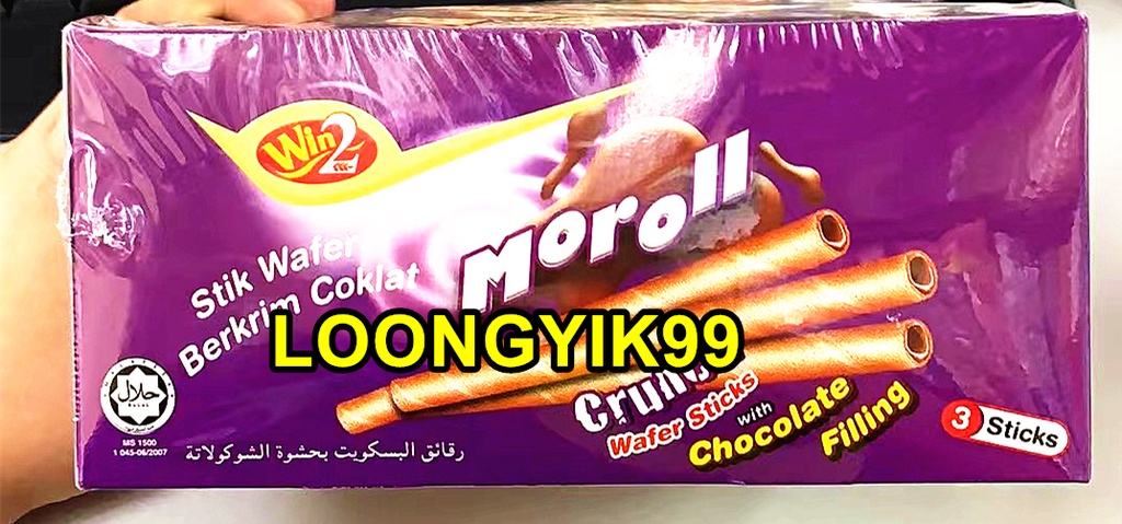WIN2 MOROLL CRUNCH WAFER STICK 18G X 30PCS HALAL | Shopee Malaysia