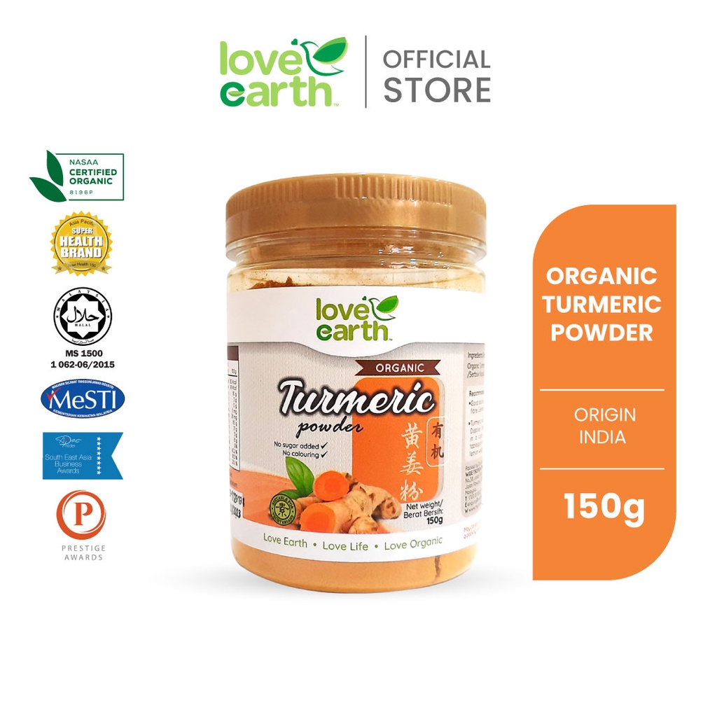 Organic Turmeric Powder 150g | Shopee Malaysia