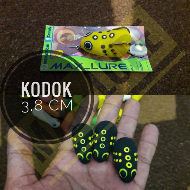 Soft Frog Frog Frog/Cork Fish Bait (MAX_LURE) | Shopee Malaysia