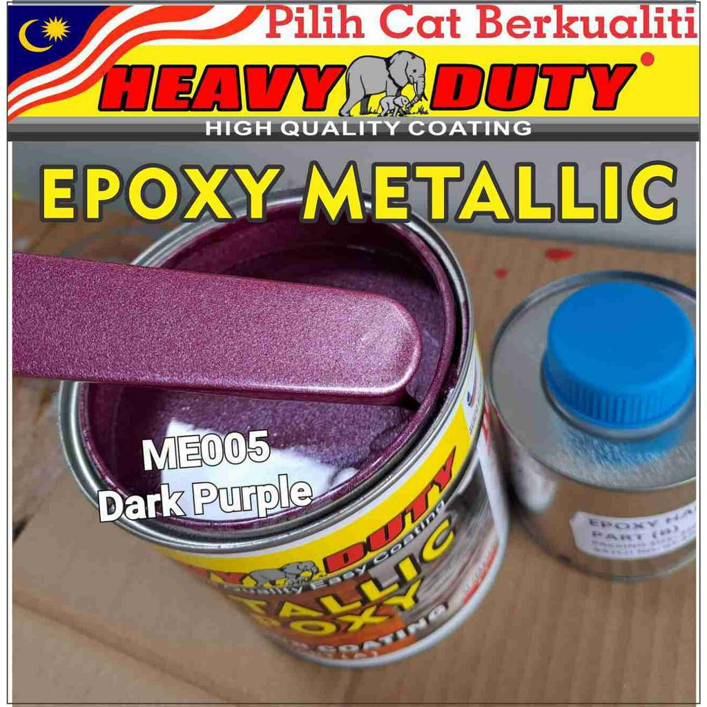 ME005 DARK PURPLE ( Metallic Epoxy Paint ) 1L METALLIC EPOXY FLOOR ...
