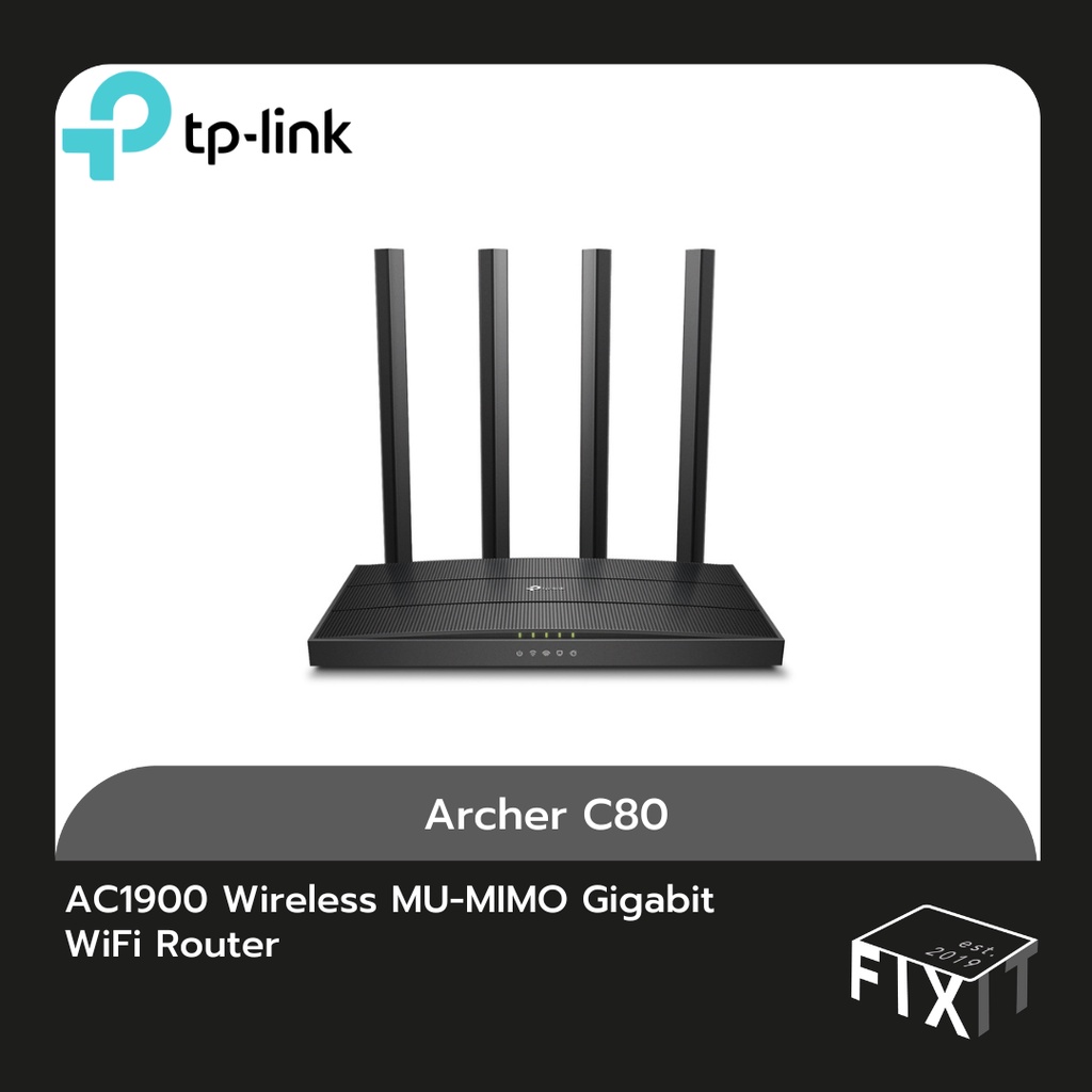 TP-Link Archer C80 AC1900 Wireless MU-MIMO Gigabit Wi-Fi Router ...