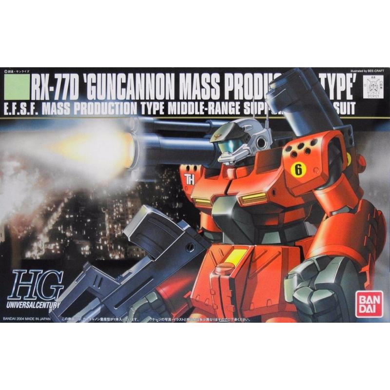 (HGUC)Bandai RX-77D Guncannon Mass Production Type | Shopee Malaysia