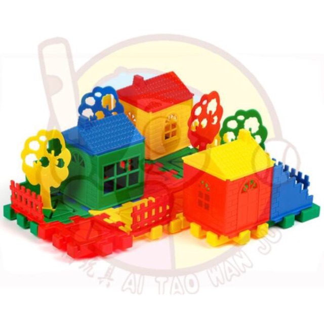 Puzzle Block House - Manipulative Play Toys (42 PCS) | Shopee Malaysia