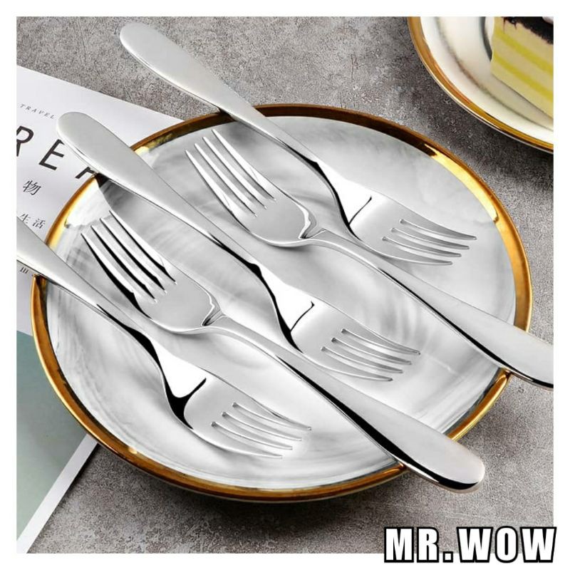 SUS304 Stainless Steel Western Fork/ Cutlery Dinner Fork/ Garpu ...