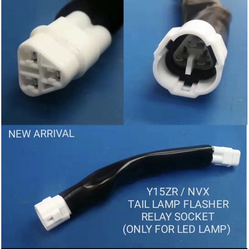 Y15 Tail Lamp Soket Flasher LC150 Tail Lamp Socket Flash Nvx | Shopee ...