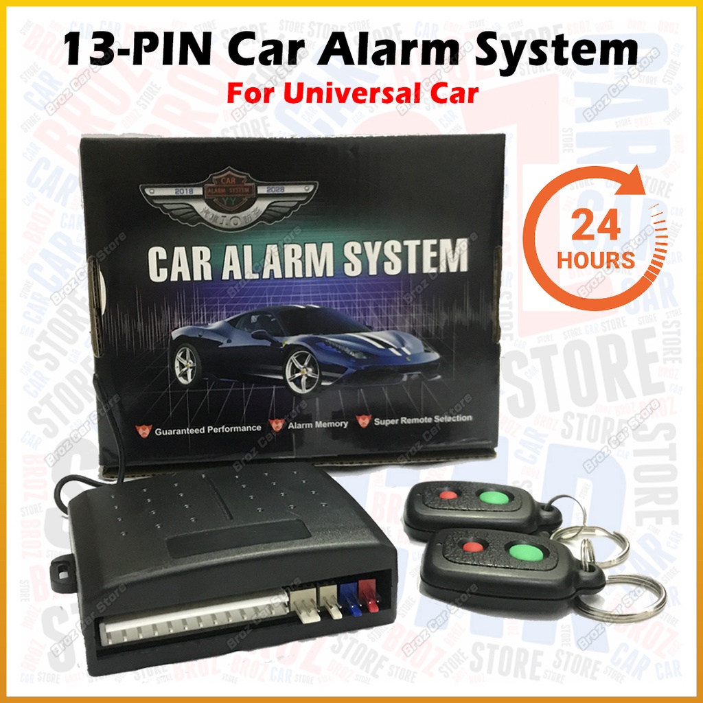 13 Pin Car Door Alarm System Security Central Locking Alarm System For ...