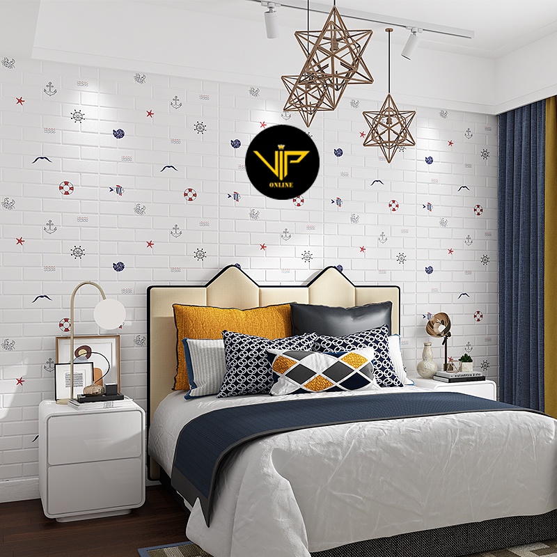 Vip Wallpaper 3D Foam Character Motif 04 Children 3D Premium Wallpaper ...