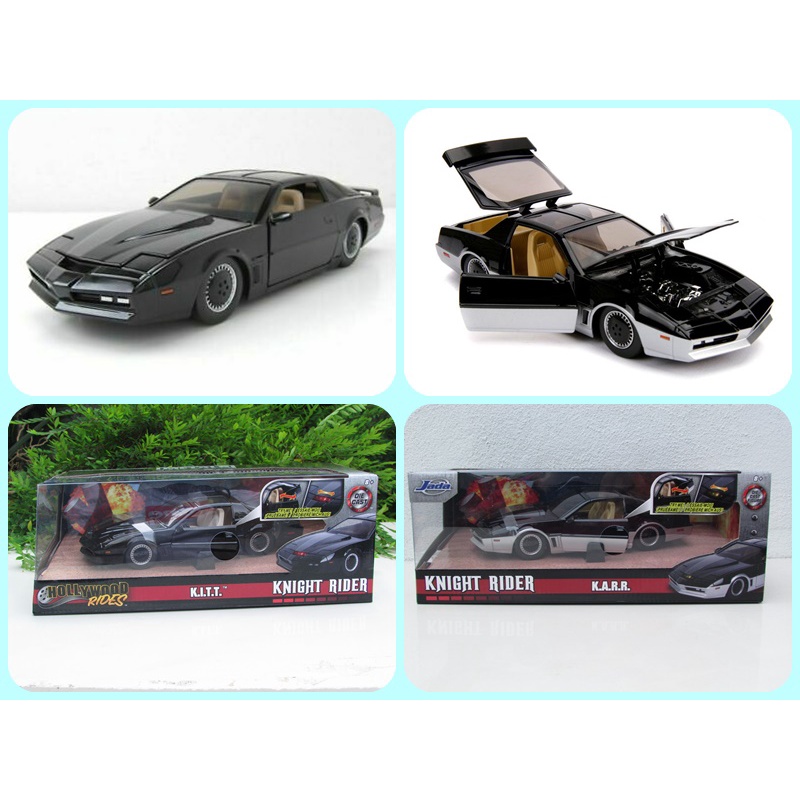 Jada 1/24 KNIGHT RIDER 1982 KITT K.I.T.T K.A.R.R KARR PONTIAC FIREBIRD ...