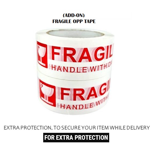 EXTRA (ADD-ON) FRAGILE OPP TAPE (FOR PACKING YOUR PARCEL ONLY) | Shopee ...