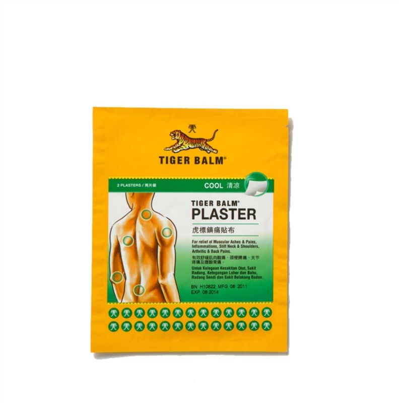 Tiger Balm Plaster Large/Small Cool/Warm (2s) Plaster Muscle Pain ...