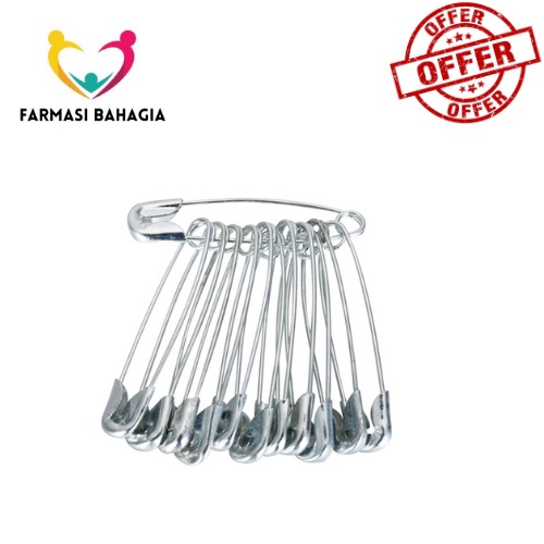 SAFETY PIN SILVER 10 PCS | Shopee Malaysia