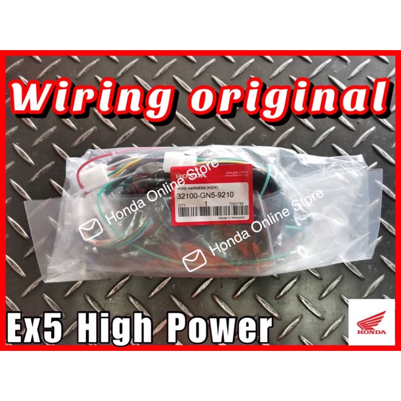 Wiring Wayar Wire Hardness Honda Ex5 High Power (KICK) 100% HONDA ...