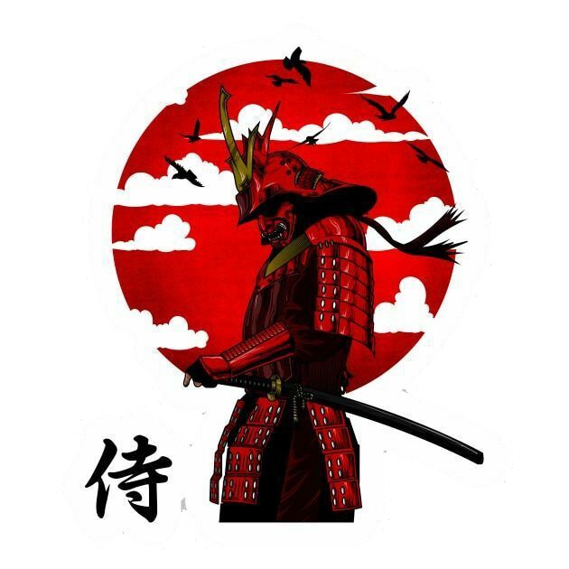 12x12cm Japanese Samurai Warrior Vinyl Decal Ronin Car Sticker Moto ...
