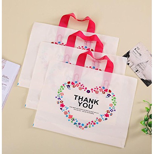 Beg Plastik Cenderahati / Premium 50pcs Lovely Thank You Gift Shopping ...