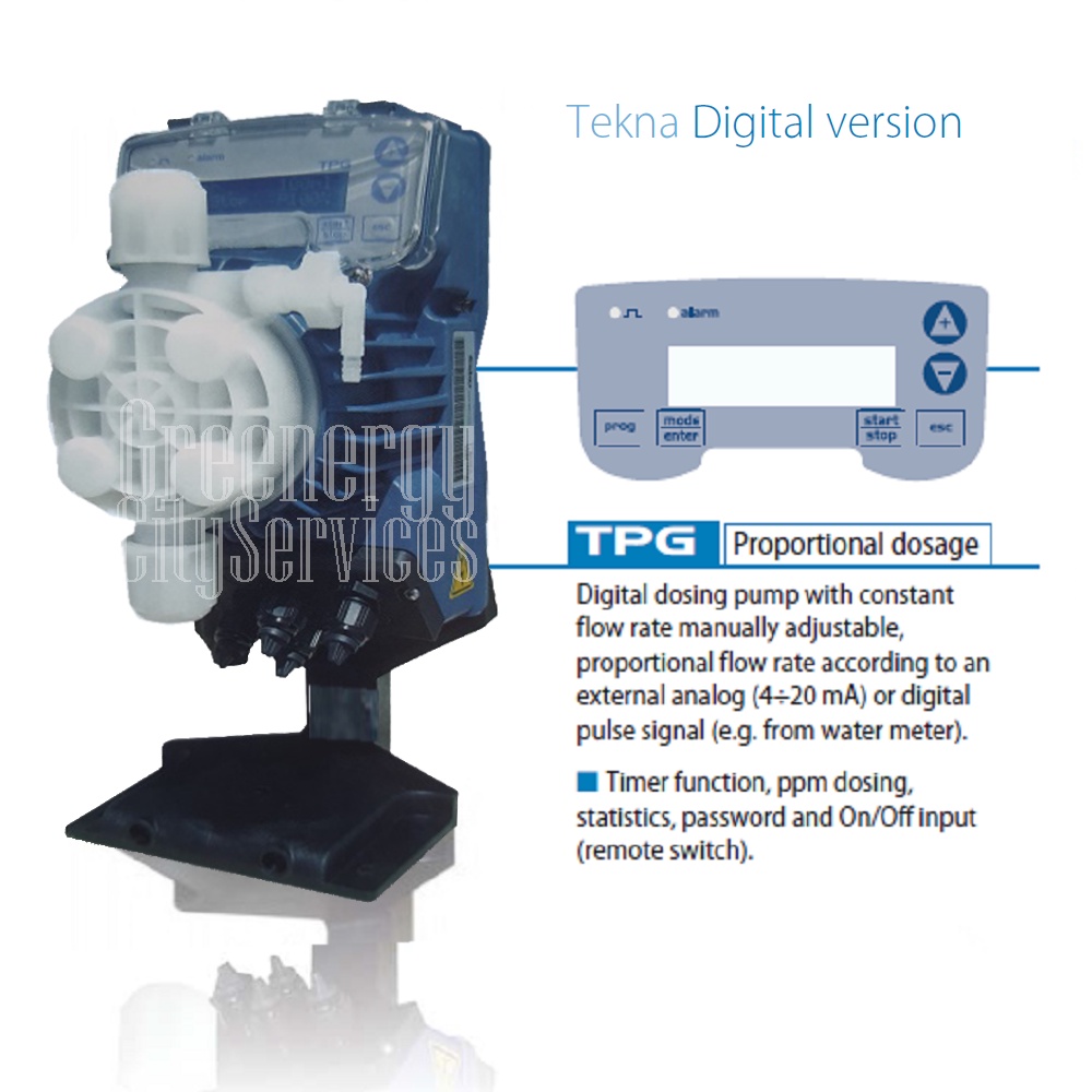 Seko TPG803 (20-110L/Hr@0.1-5Bar) Digital Metering Pump with ...