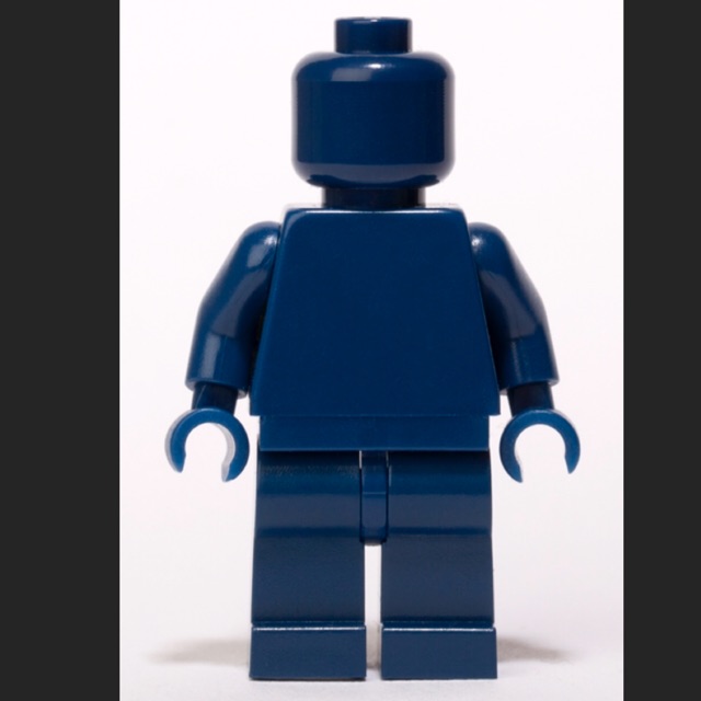 Lego Minifigures Dark blue monochrome | Shopee Malaysia