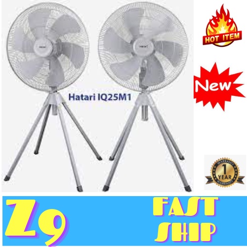 Hatari Industrial Fan IQ25M1 25" Grey | Shopee Malaysia