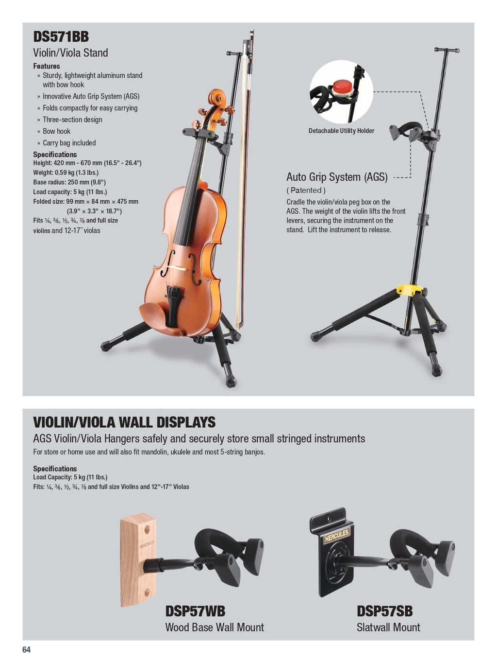 Hercules DS571BB Violin Viola stand with bag | Shopee Malaysia