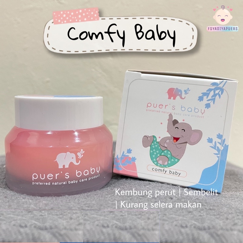 [READYSTOCK!!!] PUER’s BABY BALM 30g 🔥COMFY BABY🔥 untuk baby kembung ...