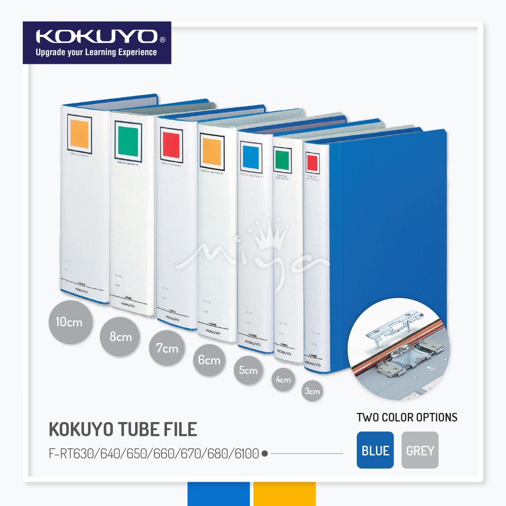 KOKUYO ECO TWIN-R Tube File - A4 ( Aprox. 300 / 400 / 500 / 600 / 700 / 800 / 900 / 1000 sheets ...