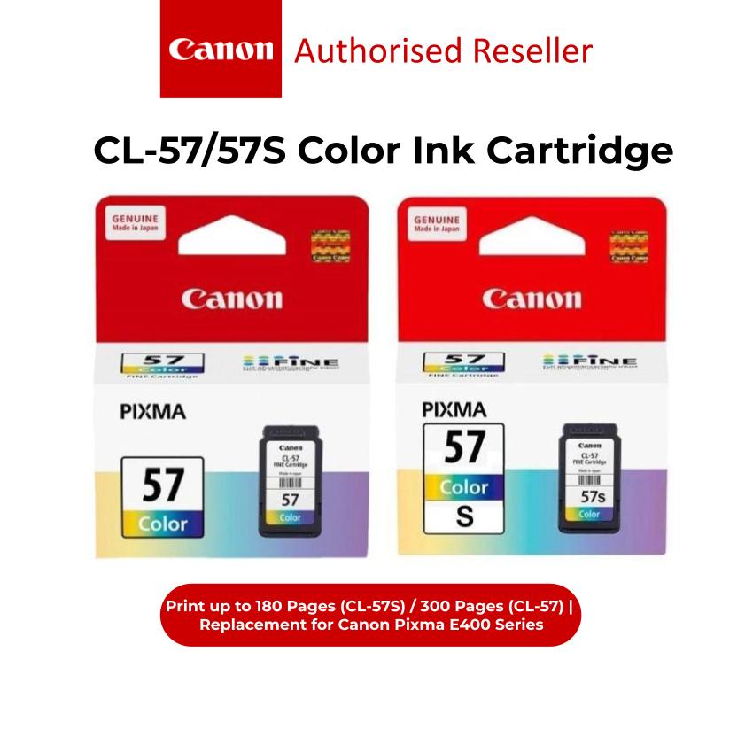 CANON CL-57 / CL-57S Colour Ink Cartridge for E400 / E410 / E460 / E470 ...