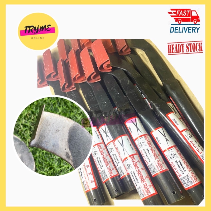 Pisau Torek Getah original rubber tapping knife Agriculture tools/ Alat ...