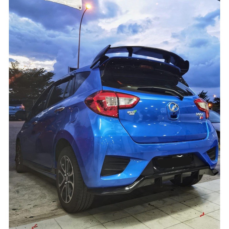 Perodua Myvi 2018 Gen 3 Rear Diffuser Bodykit Body Kit Skirting Skirt ...