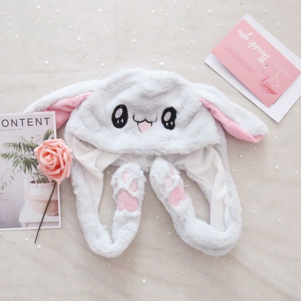 Satu telinga panjang yang mencubit boleh menggerakkan topi Bunny topi ...