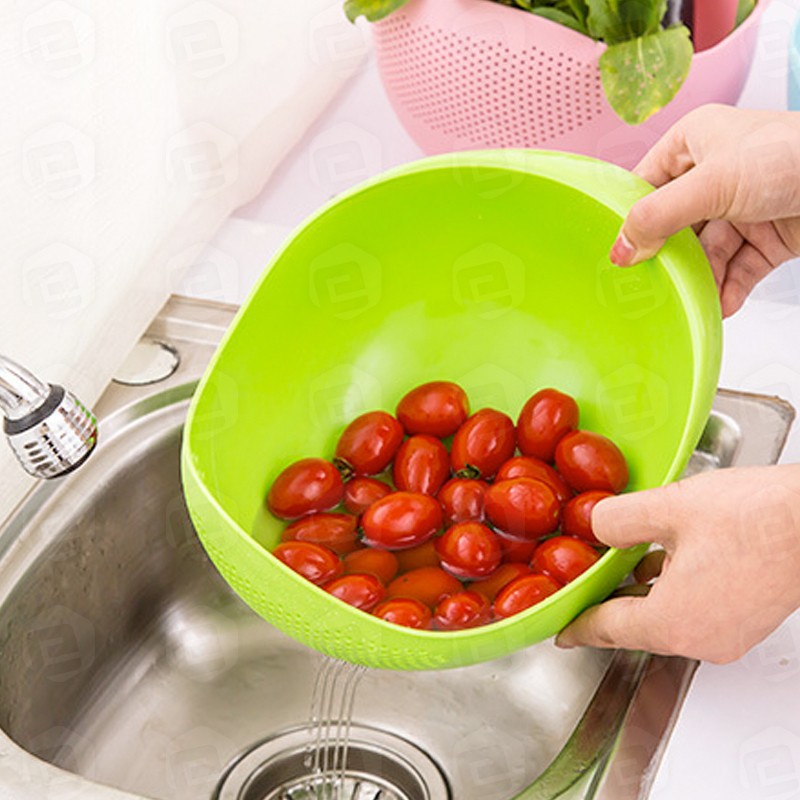 Multipurpose Vegetable Rice Grain Fruits Washing Basket Strainer Sieve ...