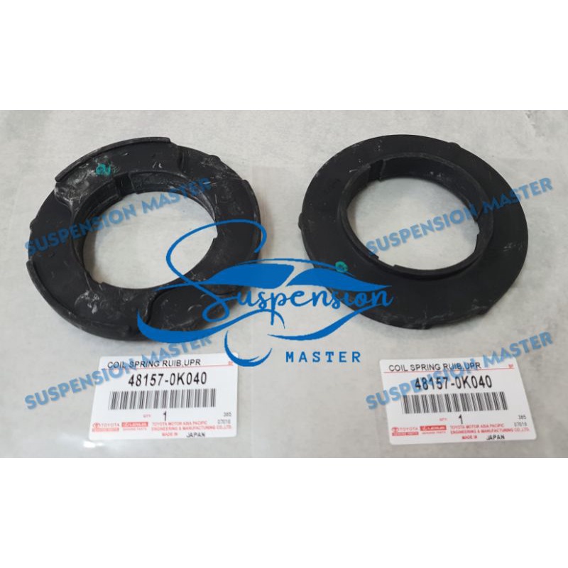 8 IN 1 SET -FRONT ABSORBER MOUNTING/COIL SPRING RUBBER/ MOUNTING BUSH ...