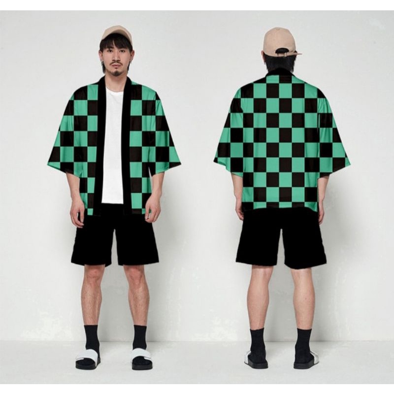 Tanjiro demon slayer kimetsu no yaiba cosplay Costume kimono Robe ...