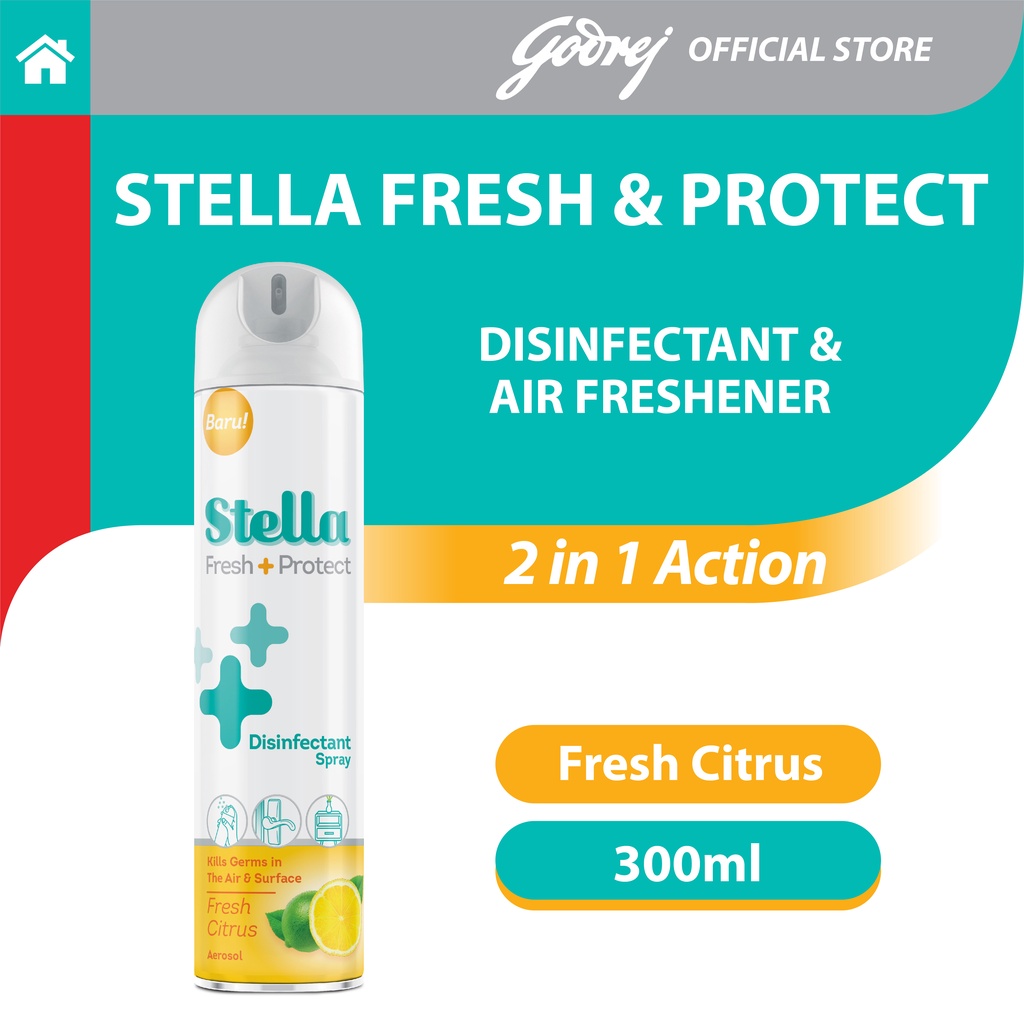 Stella Fresh & Protect Fresh Citrus (300ml) | Shopee Malaysia