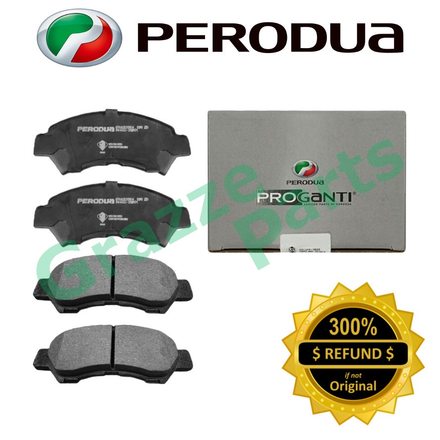 100% Original Perodua Disc Brake Pad Front for Perodua Myvi New D20N ...