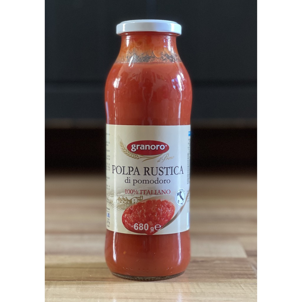 Granoro Polpa Rustica di Pomodoro Chopped Tomatoes (680gm) - Product of ...