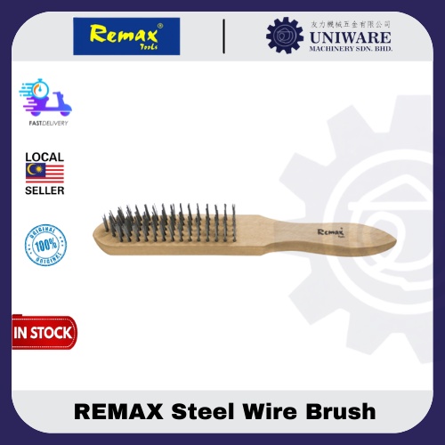 🔥100% ORIGINAL🔥 REMAX Steel Wire Brush - 4/5/6 ROWS | Shopee Malaysia
