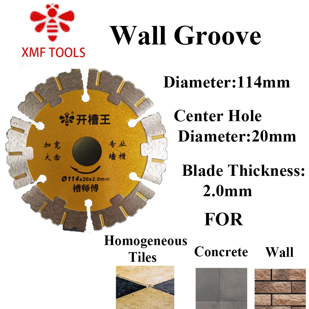 Diamond Cutting Disc Wall Groove Cutter Dry Cutting Disc forConcrete ...