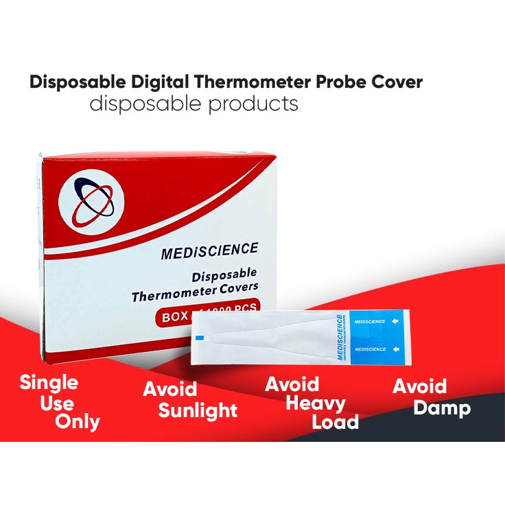 1000pcs Digital Thermometer Probe Cover / Penutup Probe Termometer ...