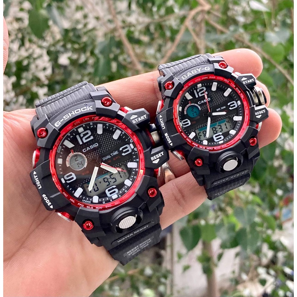 JAM TANGAN G SHOCK COUPLE GA110 GSHOCK BABY G [ LOCAL ] MEN WOMEN Dual ...
