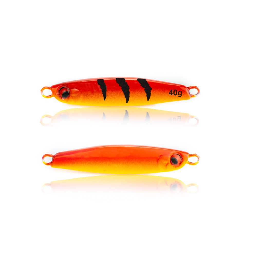 10g / 15g / 20g / 40g Handmade Jigging Lure Kurodai Bilis ORANGE UV ...