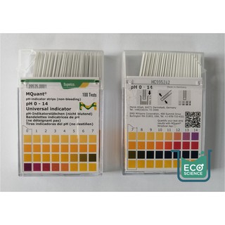 pH indicator strips pH 0 - 14 Universal indicator (MERCK, MQuant ...