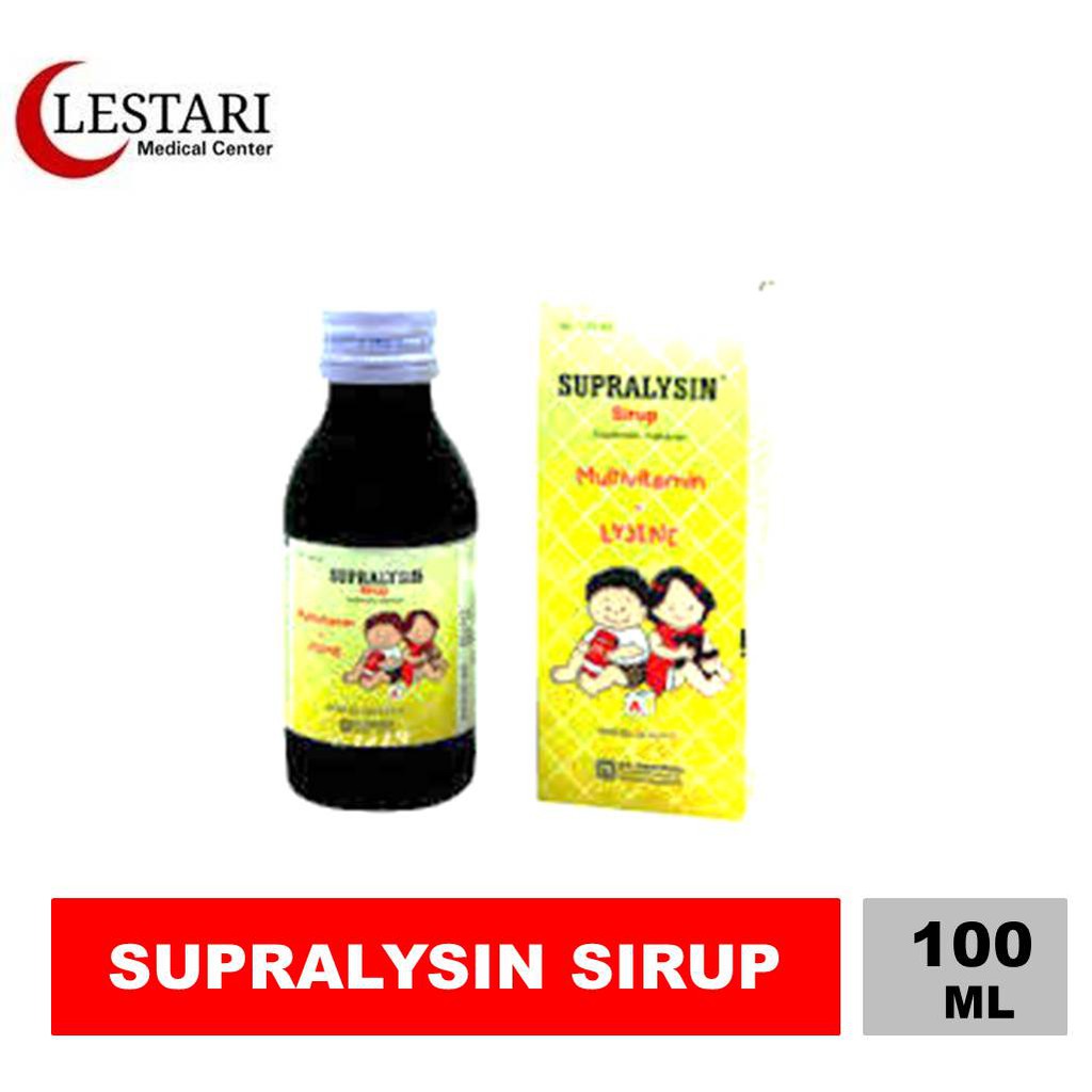 Supralysin Syrup 100 ml - Children's Appetite Vitamin | Shopee Malaysia